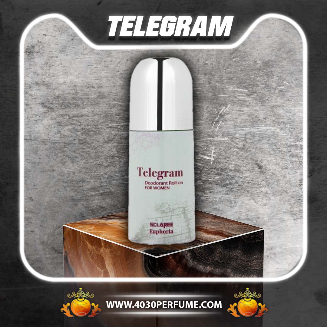 رول ضد تعریق زنانه مدل تلگرام ( Telegram ) - Sclaree - عطر چلسی
